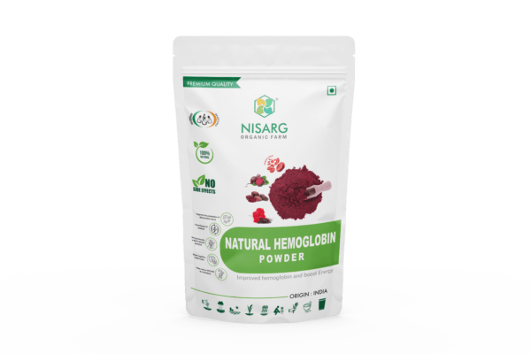 Nisarg Organic Hemoglobin Supplements Powder – Aarogyamastu